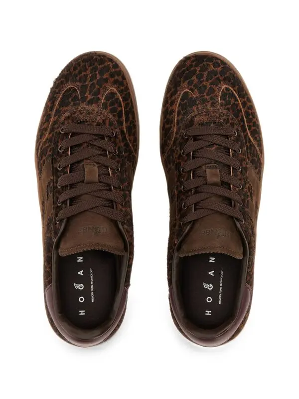 Hogan Cool Leather Sneakers - Brown