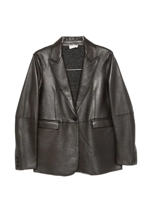 PAROSH Leather Trousers