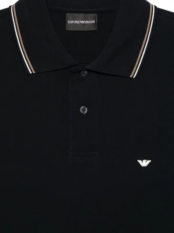 Emporio Armani Logo Cotton Polo Shirt