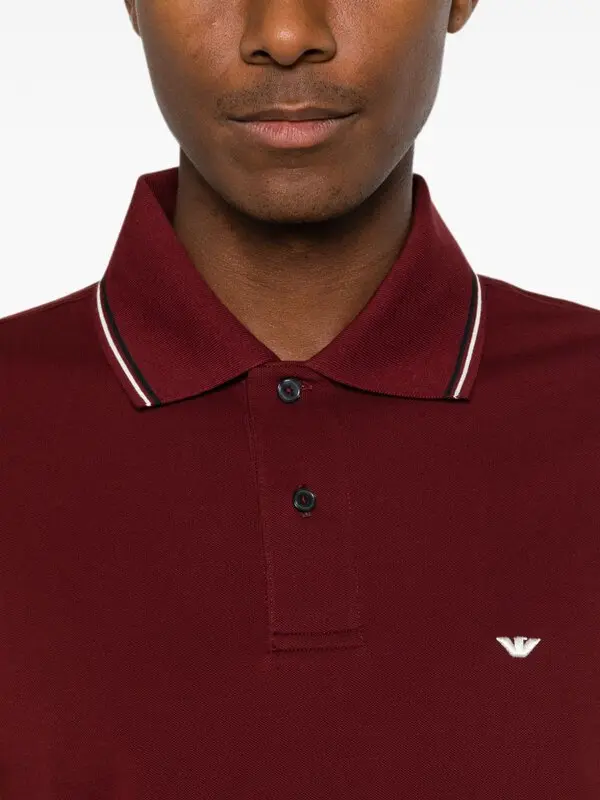 Emporio Armani Logo Cotton Polo Shirt
