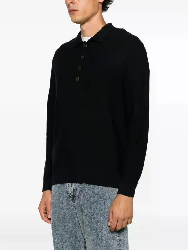AROVESCIO Half-button Sweater