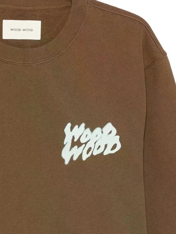 Wood Wood Logo-print Sweater