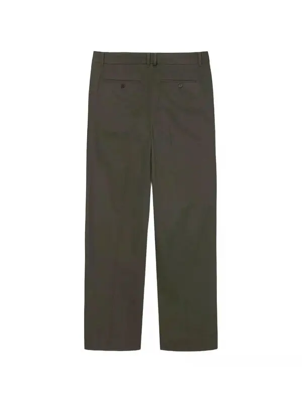 DUNST Pleated Straight-leg Trousers