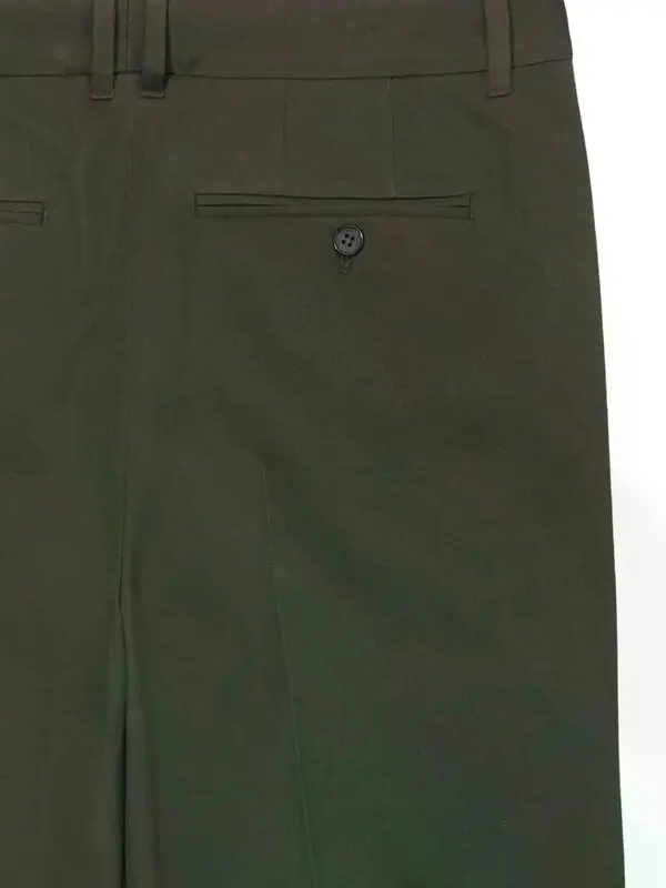 DUNST Pleated Straight-leg Trousers
