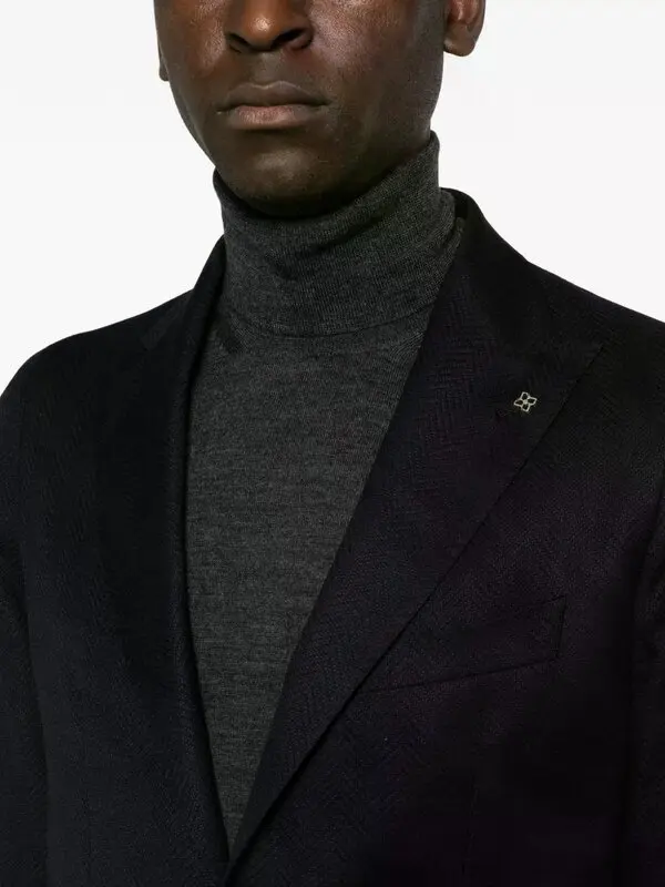 Tagliatore Herringbone-weave Blazer