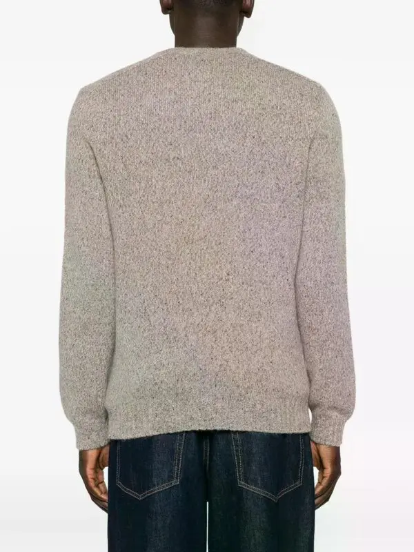 SCAGLIONE Marl-knit Crew-neck Sweater