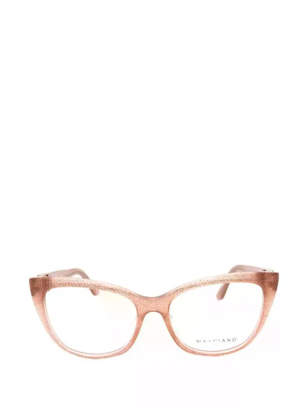 MARCIANO Glitter-effect Cat-eye Glasses