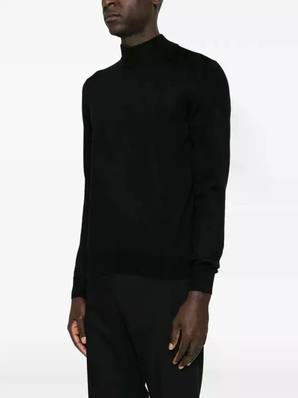 Tagliatore High-neck Fine-knit Sweater