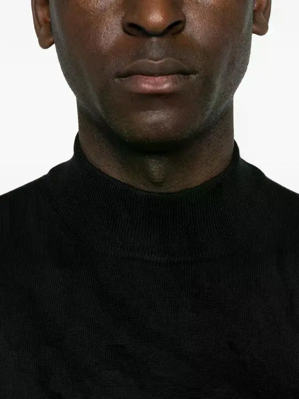 Tagliatore High-neck Fine-knit Sweater