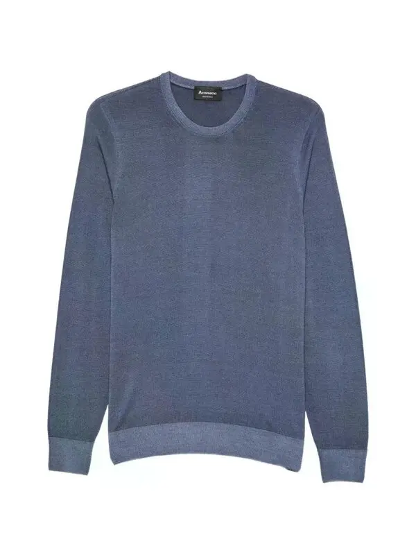 AROVESCIO Fine-knit Crew-neck Sweater