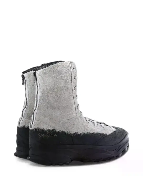 Y3 Suede Panelled Boots