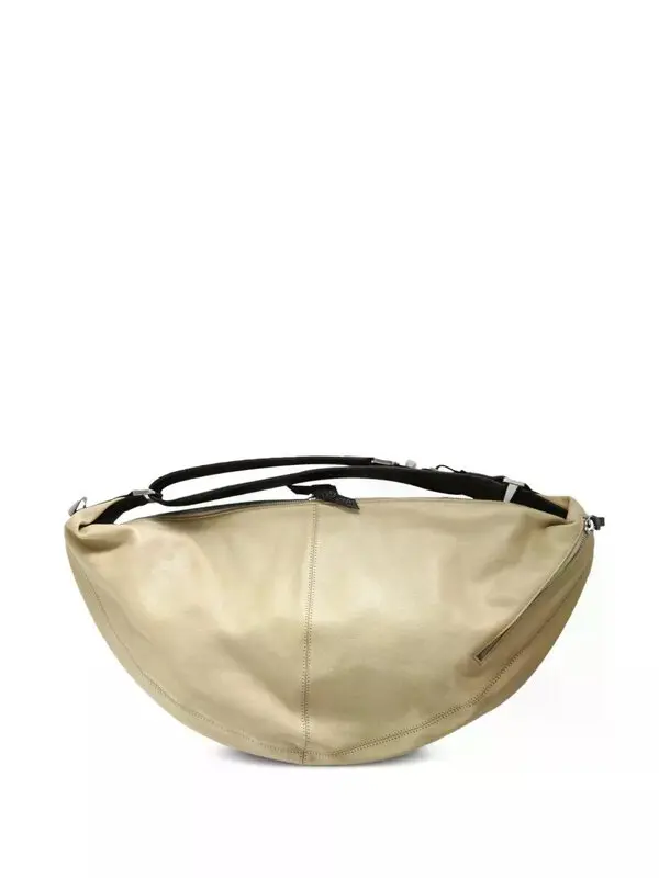 LEMAIRE Quiver Clip Leather Shoulder Bag - Neutrals