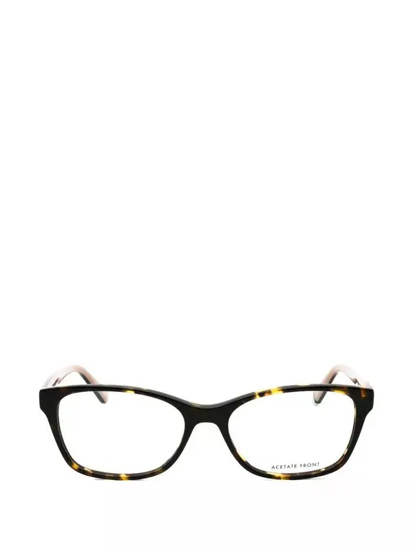Tommy Hilfiger Tortoiseshell-effect Rectangle-frame Glasses