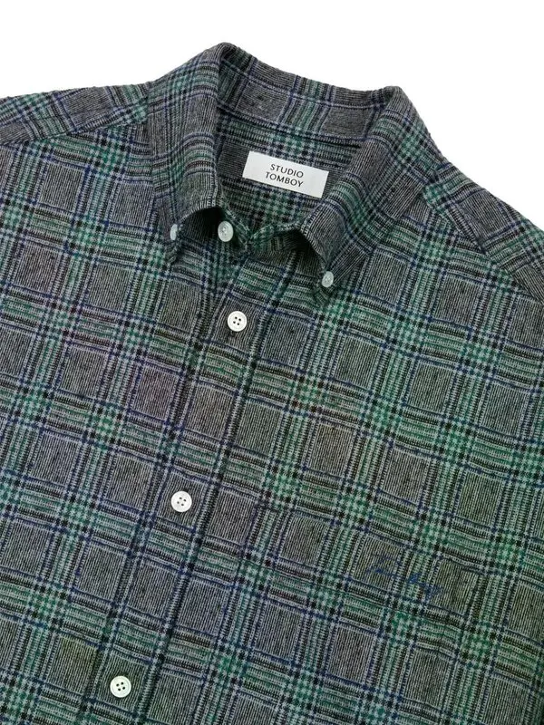 STUDIO TOMBOY Check-pattern Shirt
