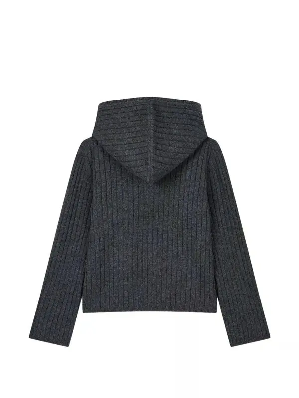 STUDIO TOMBOY Ribbed-knit Hoodie