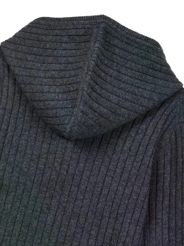 STUDIO TOMBOY Ribbed-knit Hoodie