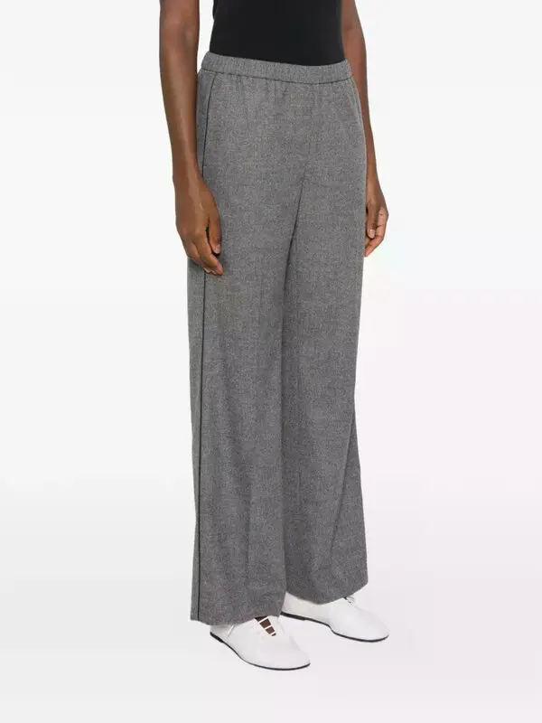 Peserico Side-stripe Trousers - Grey