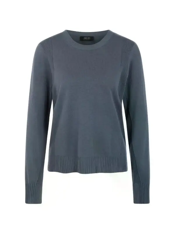 MARCCAIN Ribbed-knit Crew Neck Sweater
