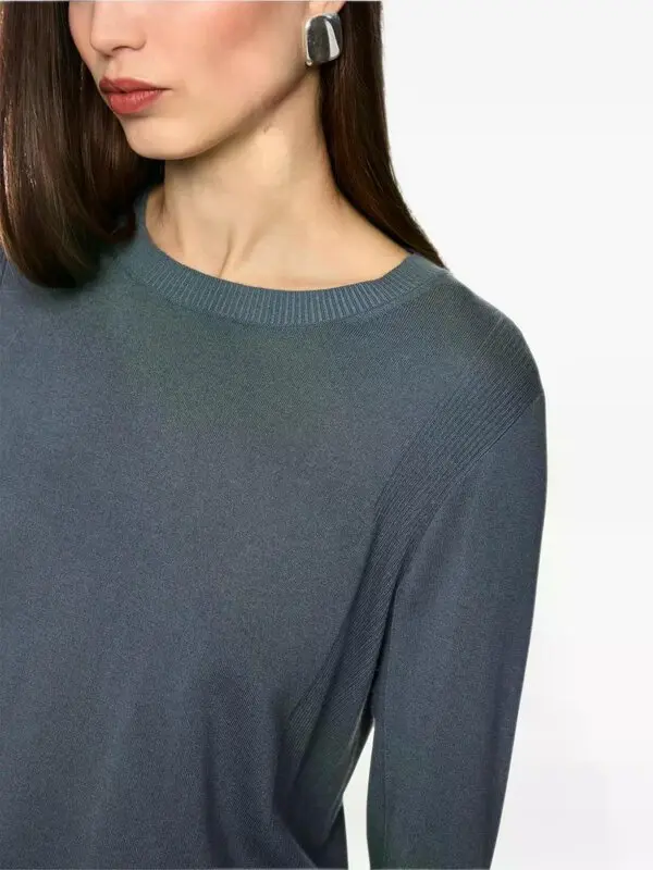MARCCAIN Ribbed-knit Crew Neck Sweater