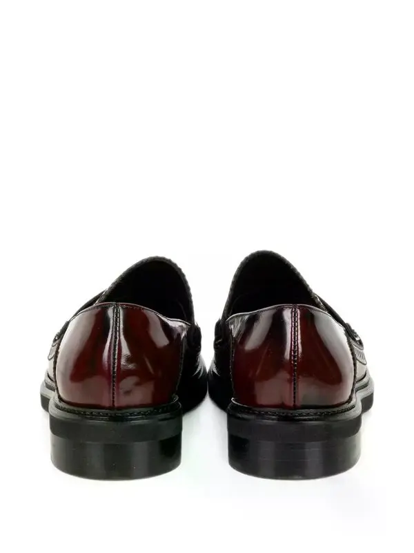 NAPOLEONI Bianca Brogue-detail Leather Loafers