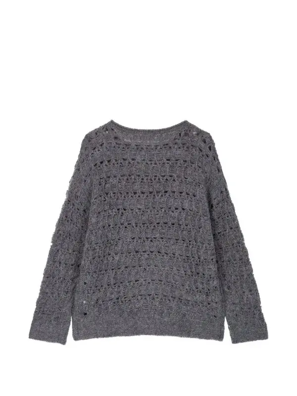 STUDIO TOMBOY Fishnet-knit Sweater