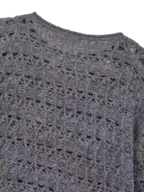 STUDIO TOMBOY Fishnet-knit Sweater
