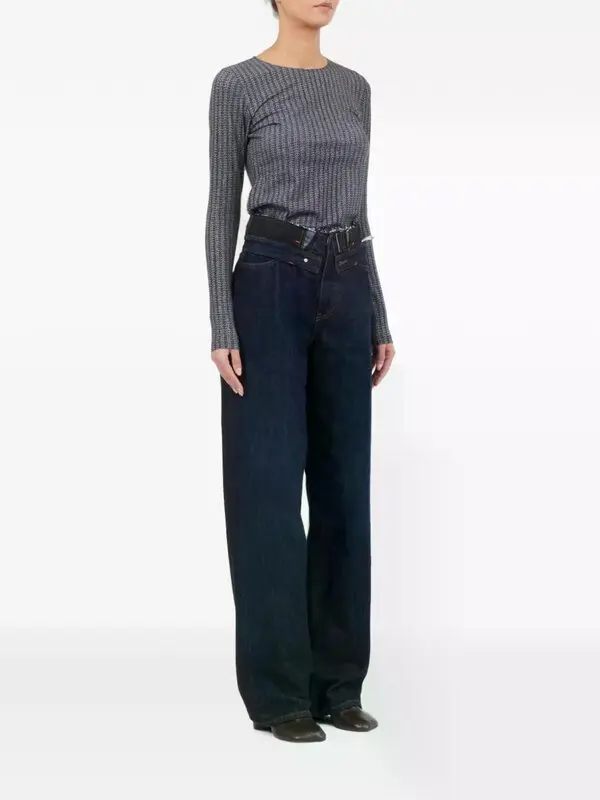 MAISON MARGIELA Raw-edge Straight-leg Jeans