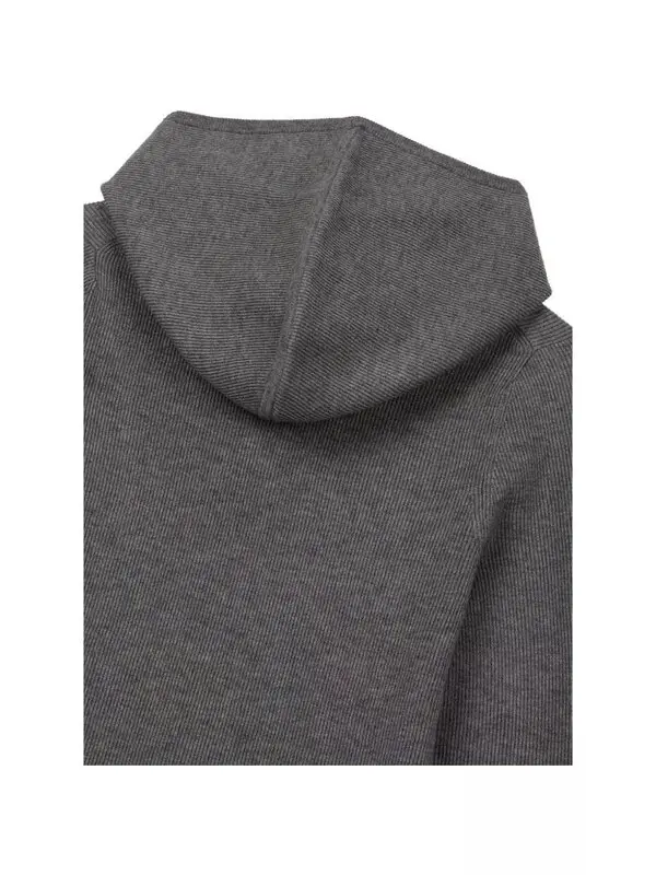 STUDIO TOMBOY Ribbed-knit Hoodie