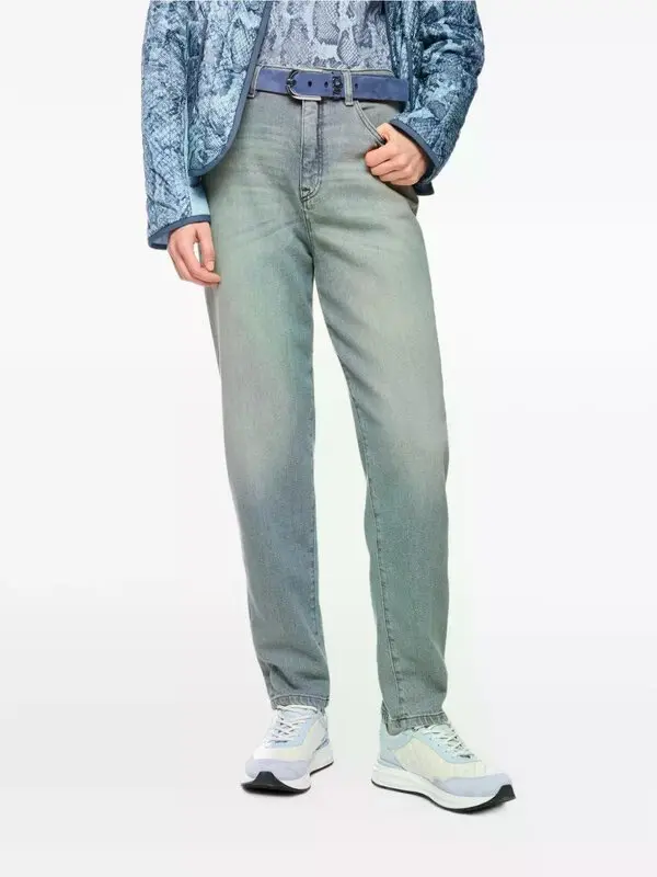 MARCCAIN Logo-patch Belt-loop Jeans