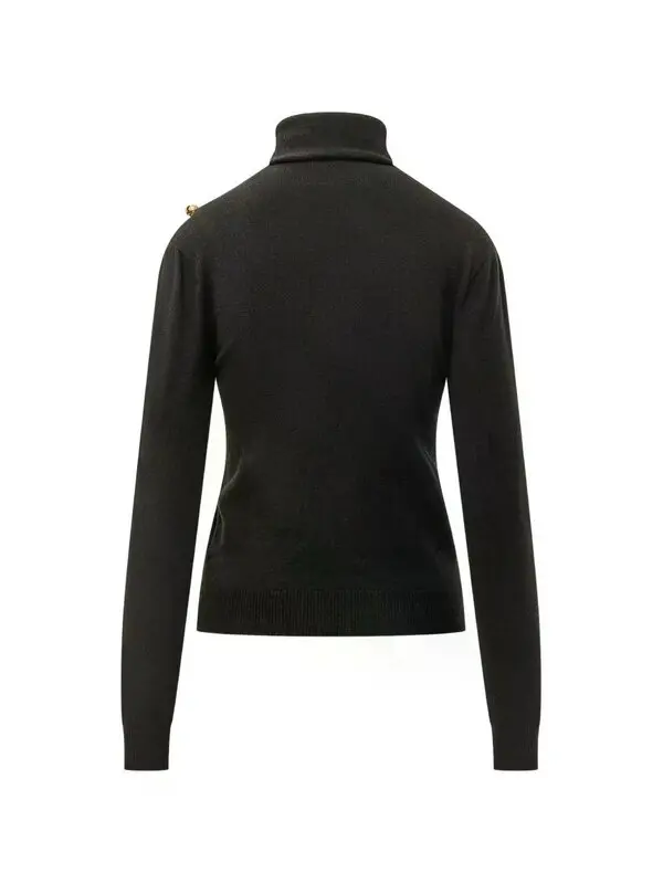 Alberta Ferretti Embellished High-neck Sweater