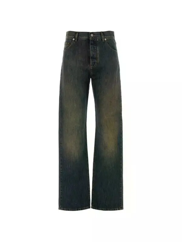 Fendi Washed Straight-leg Jeans