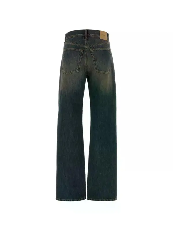 Fendi Washed Straight-leg Jeans