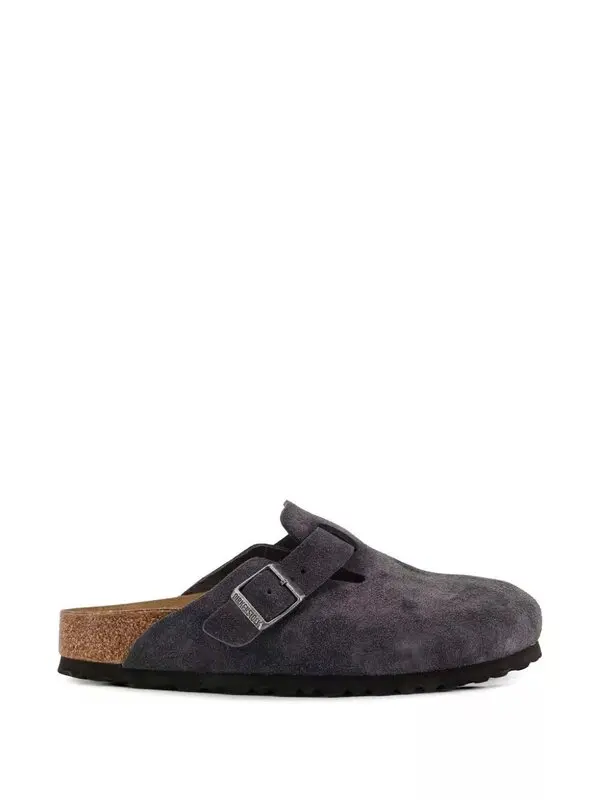 BIRKENSTOCK Boston Buckle-strap Mules - Grey