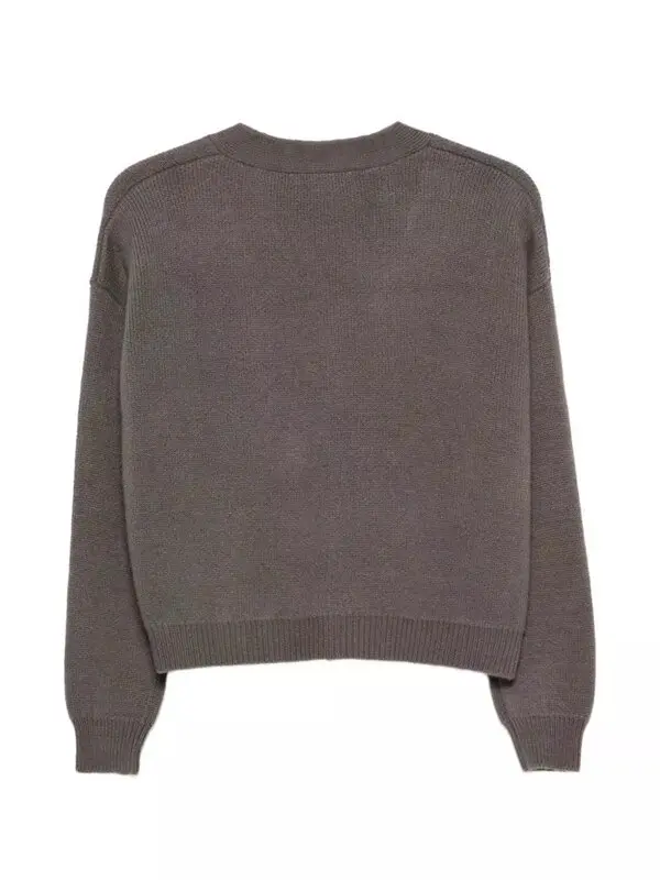 LISKA V-neck Knitted Cardigan