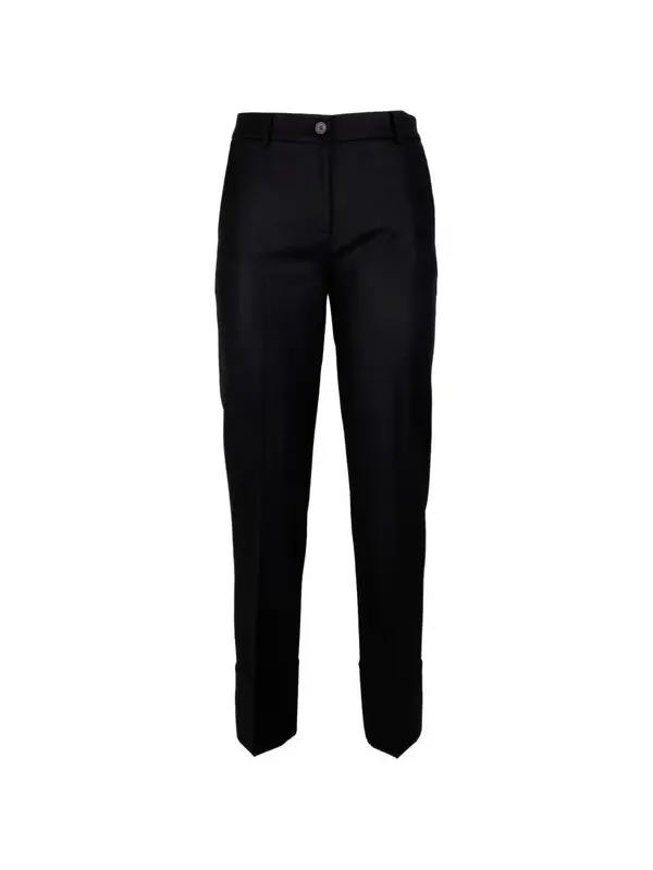 VIA MASINI 80 Turned-up Cuff Tailored Trousers