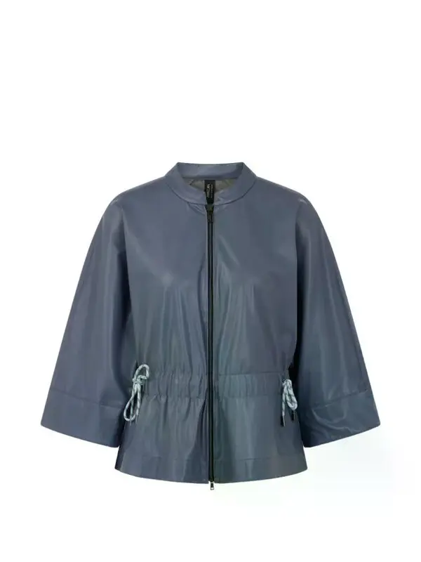 MARCCAIN Drawstring-waist Cropped-sleeve Jacket