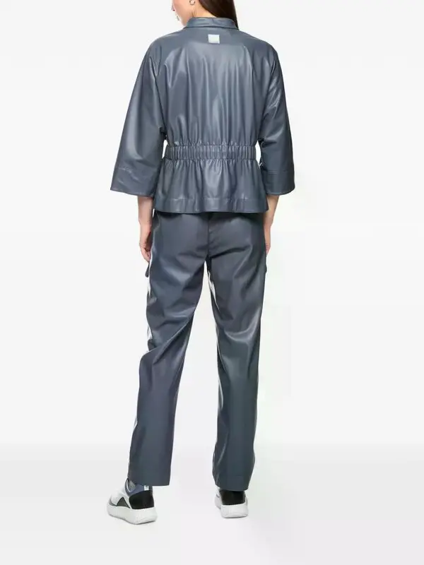 MARCCAIN Drawstring-waist Cropped-sleeve Jacket