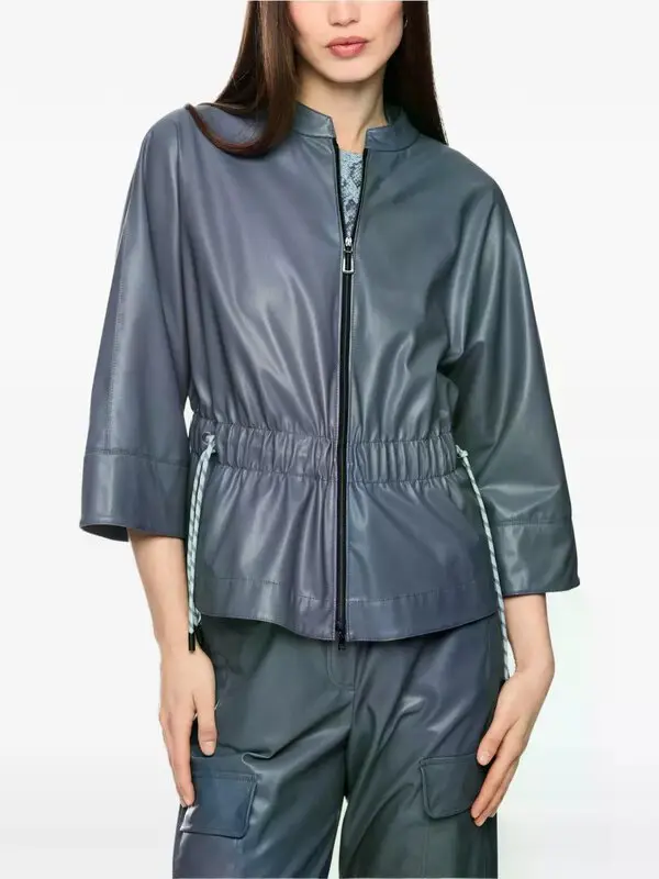 MARCCAIN Drawstring-waist Cropped-sleeve Jacket