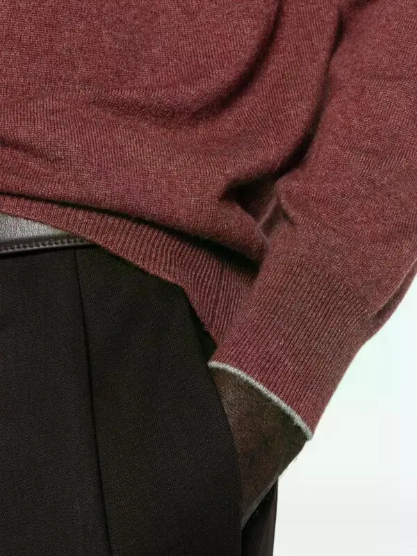 Brunello Cucinelli Crew-neck Long-sleeve Sweater