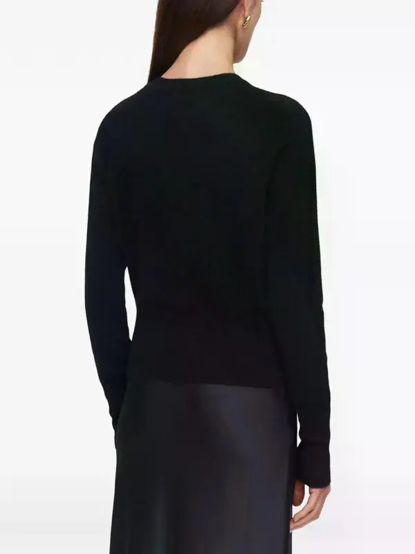 JOSEPH Melby Crew-neck Sweater - Black