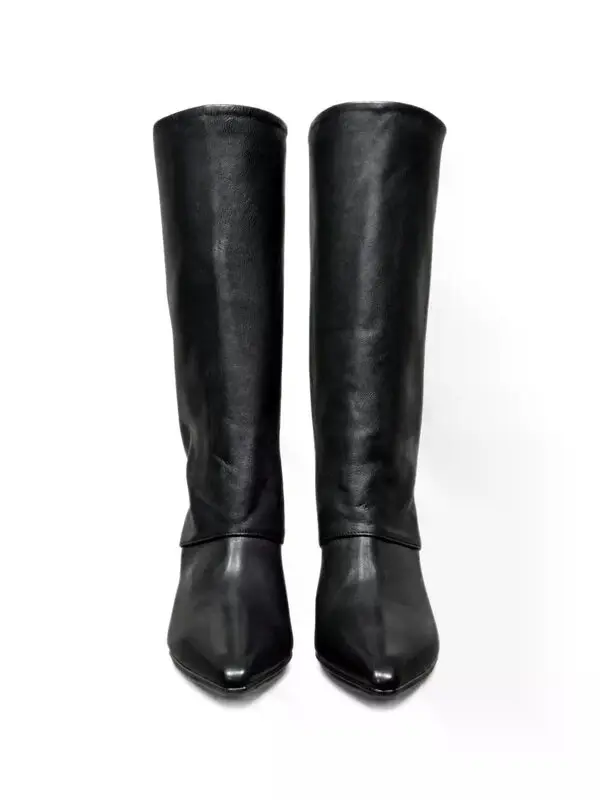 POCHE PARIS Pointed-toe Fold-over Boots