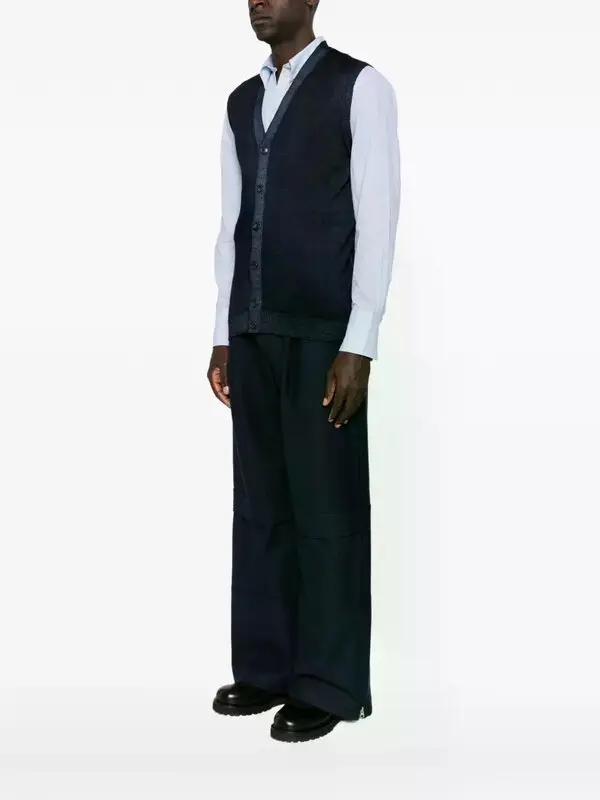 DANIELE FIESOLI V-neck Button-up Vest