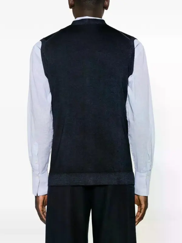 DANIELE FIESOLI V-neck Button-up Vest