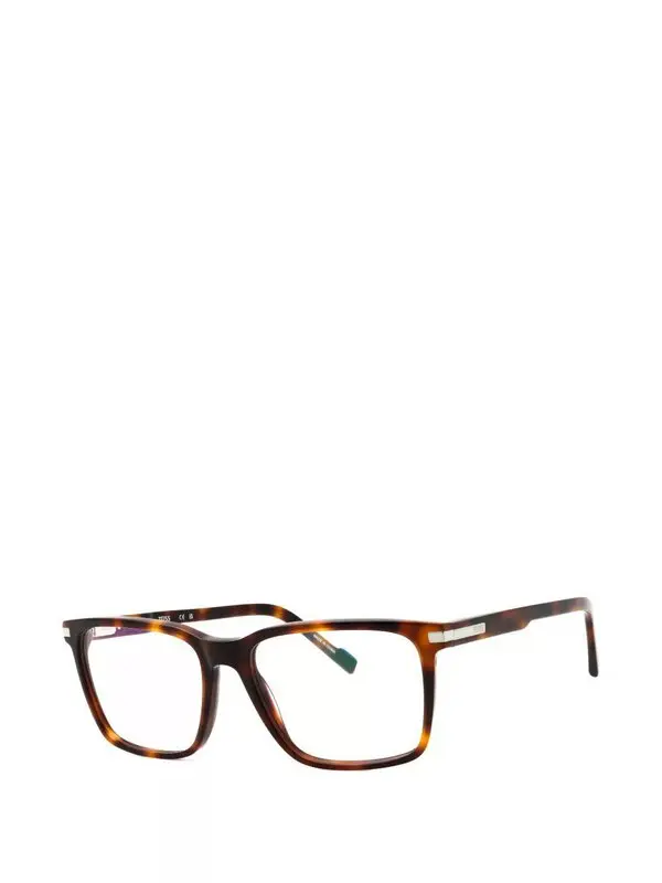 ZEISS Tortoiseshell-effect Rectangle-frame Glasses - Brown
