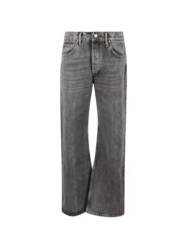 DONNA BRASIL Faded Wide-leg Jeans