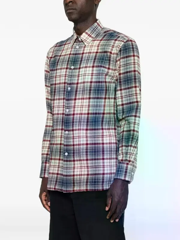 WILLY CHAVARRIA Check-pattern Button-down Shirt
