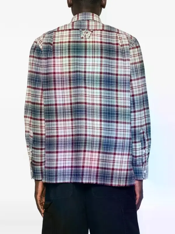 WILLY CHAVARRIA Check-pattern Button-down Shirt