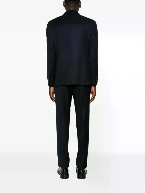 Tagliatore Flap-pocket Double-breasted Suit