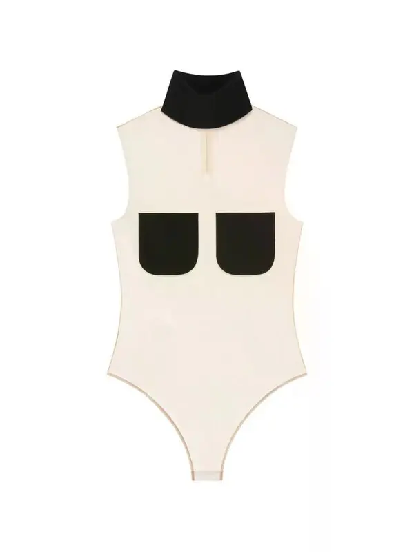 COURREGES Two-pocket Illusion Bodysuit