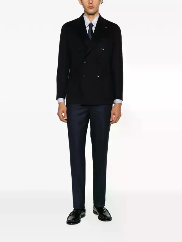 Tagliatore Double-breasted Peak-lapels Blazer